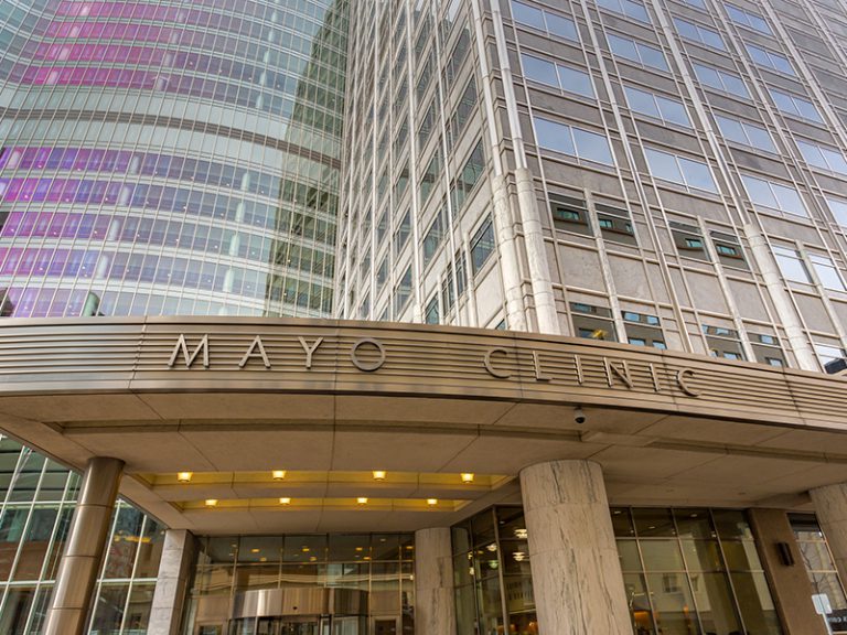 The Mayo Clinic Entrance and Sign – WTF with Phil Roberts